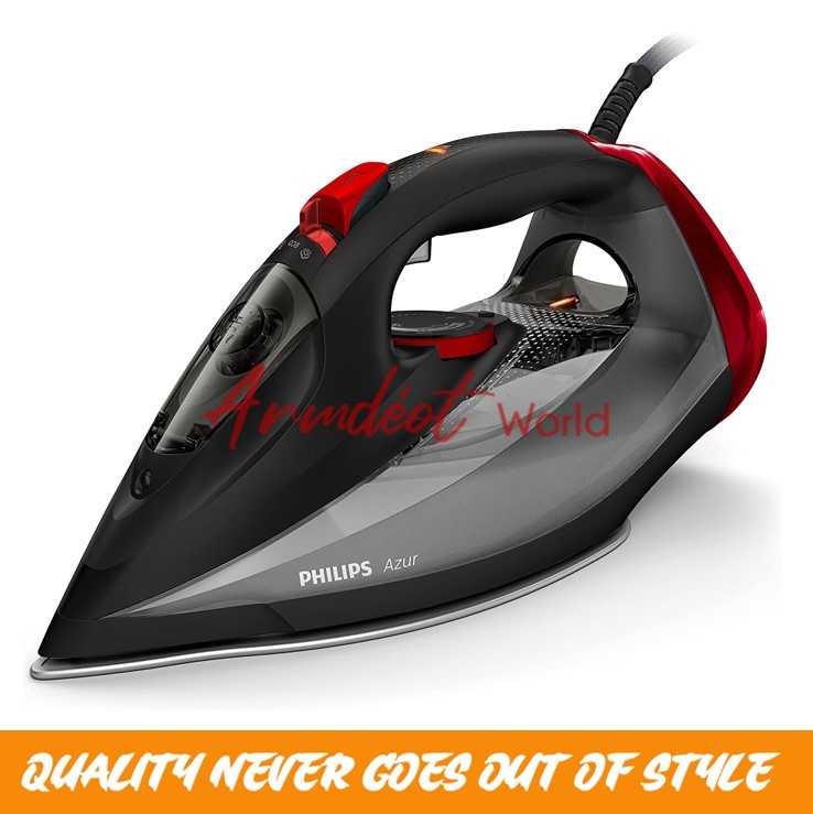 Philips Azur Steam Iron with 250g Steam Boost, 2600W – Armdeot Interiors